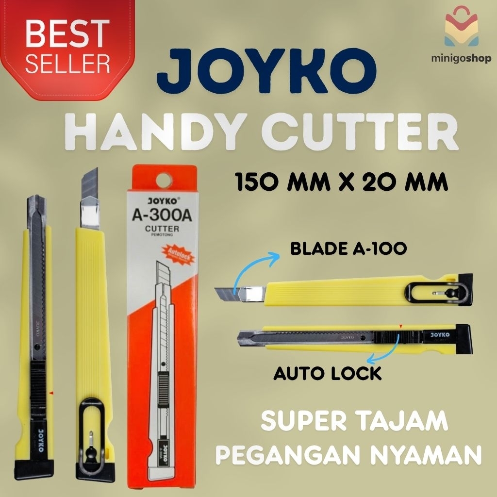 Jual CUTTER KECIL JOYKO | JOYKO A - 300A | CUTTER | JOYKO | PISAU ...