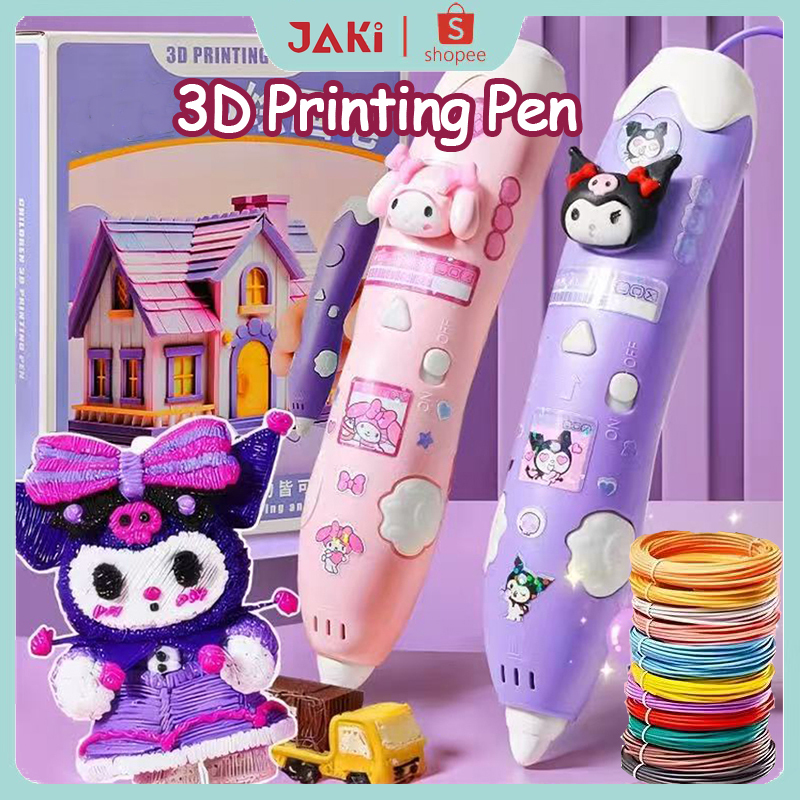 Jual JAKI 3D Pen Pena Printer Cetak 3D Hello Kitty, Kuromi, Melody ...