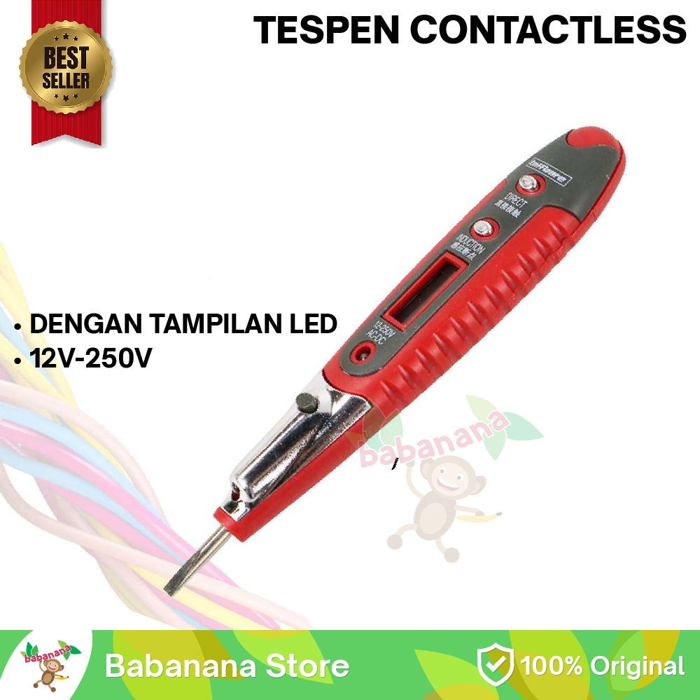 Jual Tespen Tester Non Contact AC Detector 12V-250V Mata Minus | Shopee ...