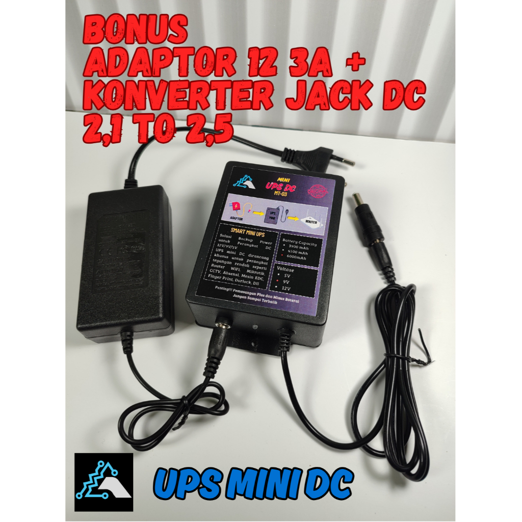 Jual Smart Mini UPS / UPS mini DC / mini UPS UNTUK BACKUP ROUTER WIFI ...