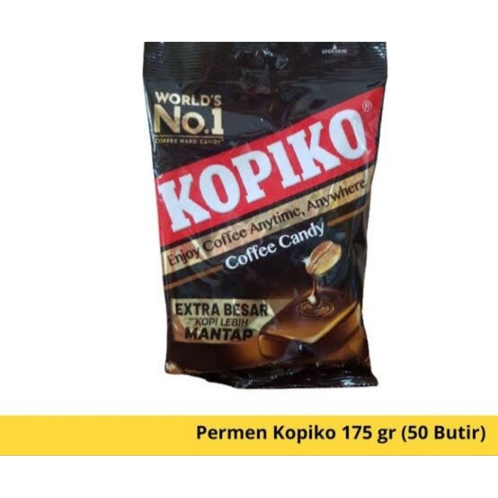 Jual Permen Kopiko Extra Besar 175gr (50 butir) | Shopee Indonesia