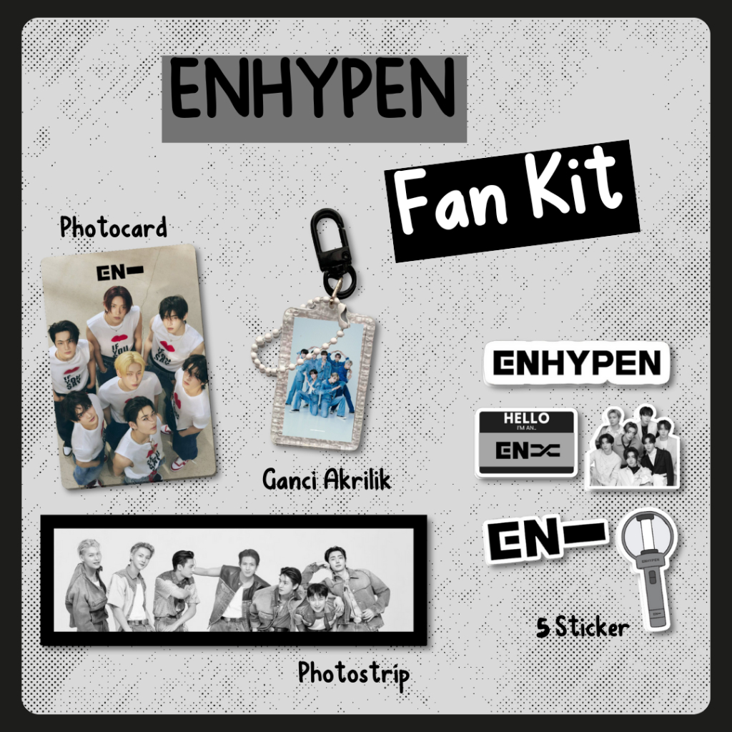 Jual Enhypen Fan Kit | Engene / Ganci Akrilik / Sticker Vinyl ...
