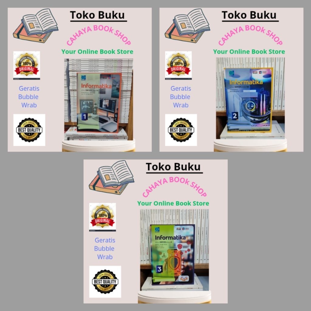 Jual Buku Informatika Kelas 7,8,9 SMP Kurikulum Merdeka Grafindo | Shopee Indonesia
