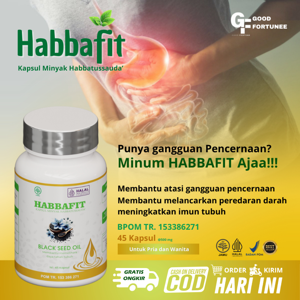 Jual Habbafit Suplemen Habbatussauda Menjaga Daya Tahan Tubuh, Turunkan ...