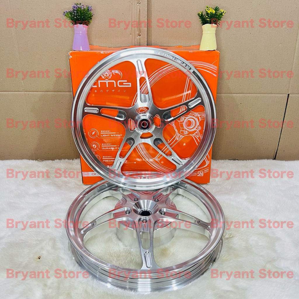 Jual CMG RACING ORIGINAL VELG MG 500 CNC BINTANG LAUT 160x14 & 185x14 ...