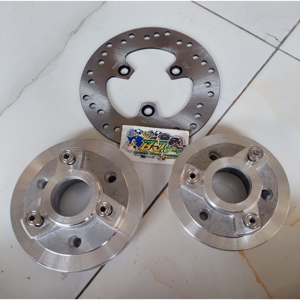 Jual Plendes Adaptor Cakram Belakang Set Piringan Satria FU Tromol ...