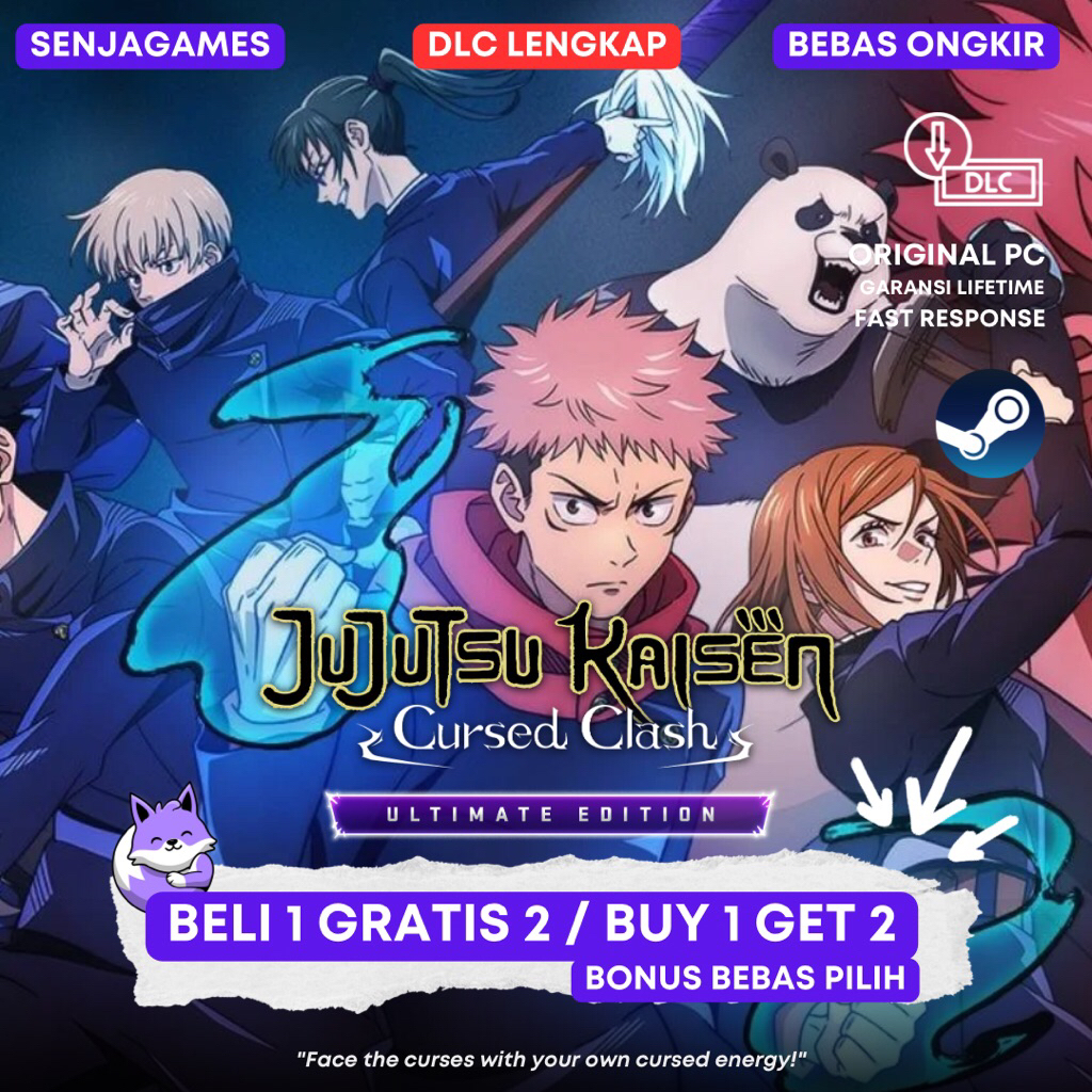 Jual Jujutsu Kaisen Cursed Clash Ultimate Edition FULL DLC ORIGINAL PC ...