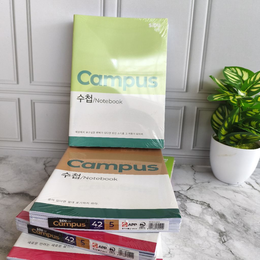 Jual Buku Tulis SIDU CAMPUS BOXY Isi 42 dan 50 Lembar (1PACK ISI 5 BUKU ...
