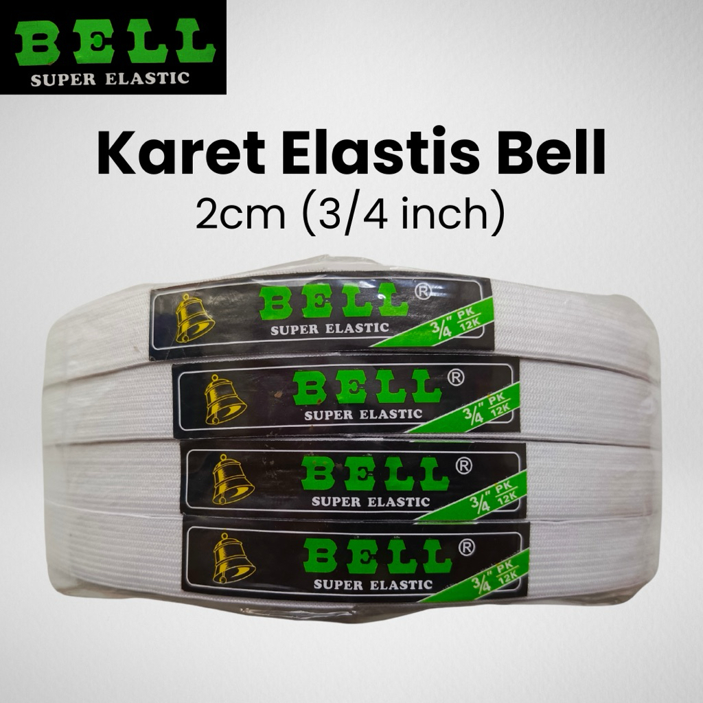 Jual Karet Elastis Bell 2cm (3/4 inch) | Shopee Indonesia