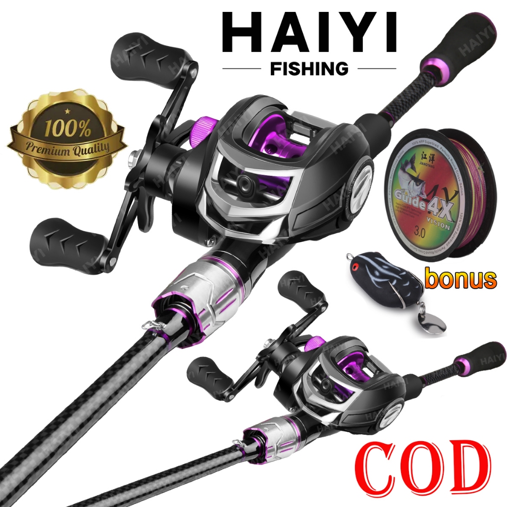 Jual HAIYI FISHING Joran Pancing Spinning/Casting 1.65m/1.8m/2.1m M/ML ...