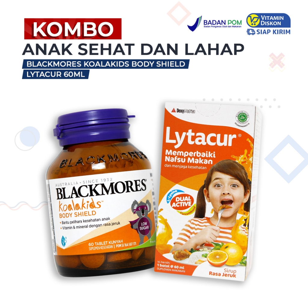 Jual KOMBO ANAK SEHAT DAN LAHAP | BLACKMORES KOALA KIDS BODY SHIELD ...