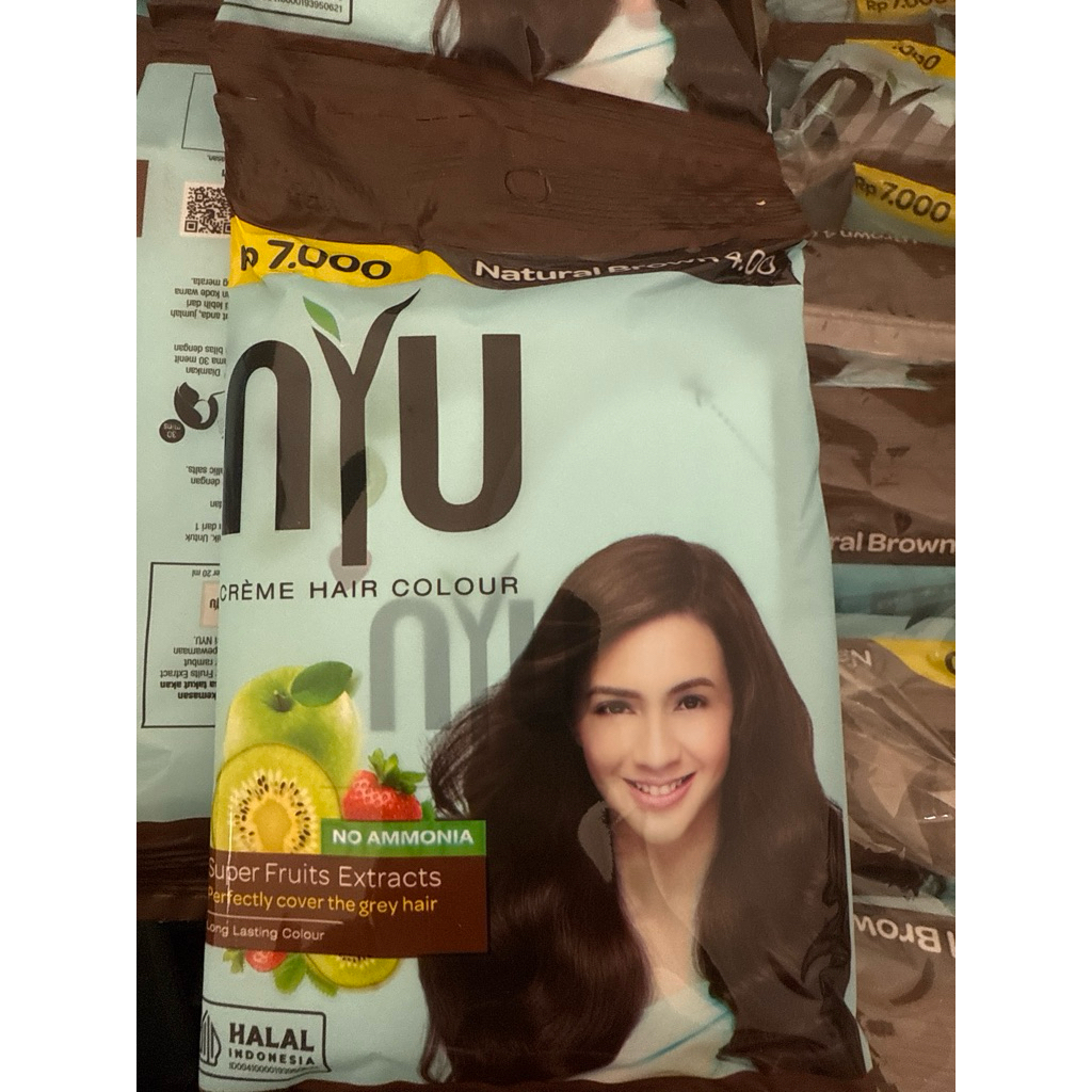 Jual NYU Creme Hair Colour 20gr - Pewarna Rambut - Cat Rambut Sachet ...