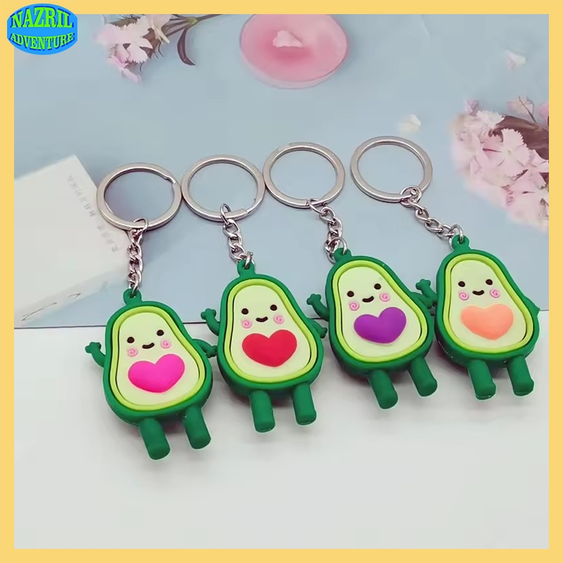 Jual NGKMB-01 Gantungan Kunci Buah Alpukat Keychain Avocado Liontin Lucu Silikon 3D Souvenir ...
