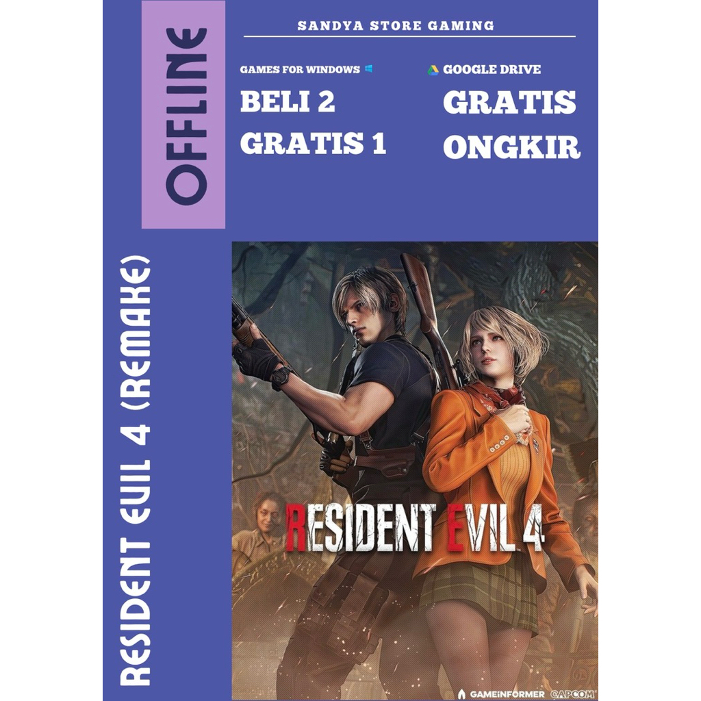 Jual RESIDENT EVIL 4 (REMAKE)/ GAME PC - LAPTOP/ LINK DOWNLOAD | Shopee Indonesia