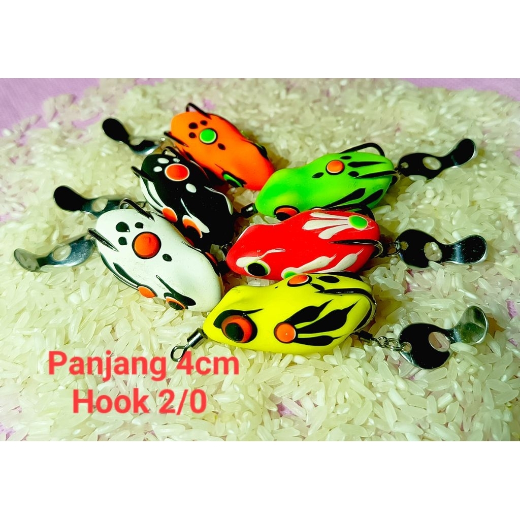 Jual PRODUK TERBARU Berisik soft frog 3,7 cm dan 4 cm pakai blade ...