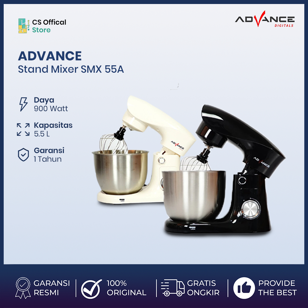 Jual ADVANCE SMX 55 Standing Mixer 5,5 Liter mixer Adonan RotiAdonan ...