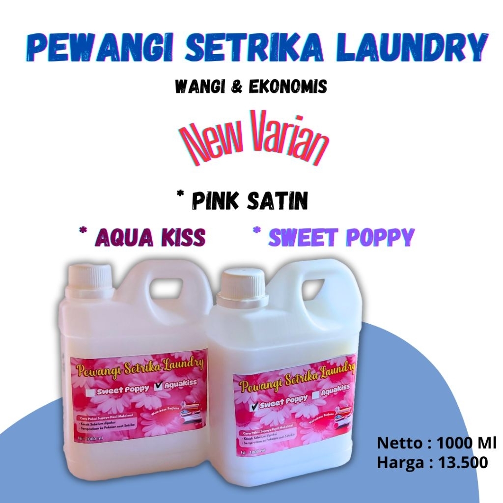 Jual PEWANGI SETRIKA LAUNDRY 1 LT || WANGINYA SEGAR | Shopee Indonesia