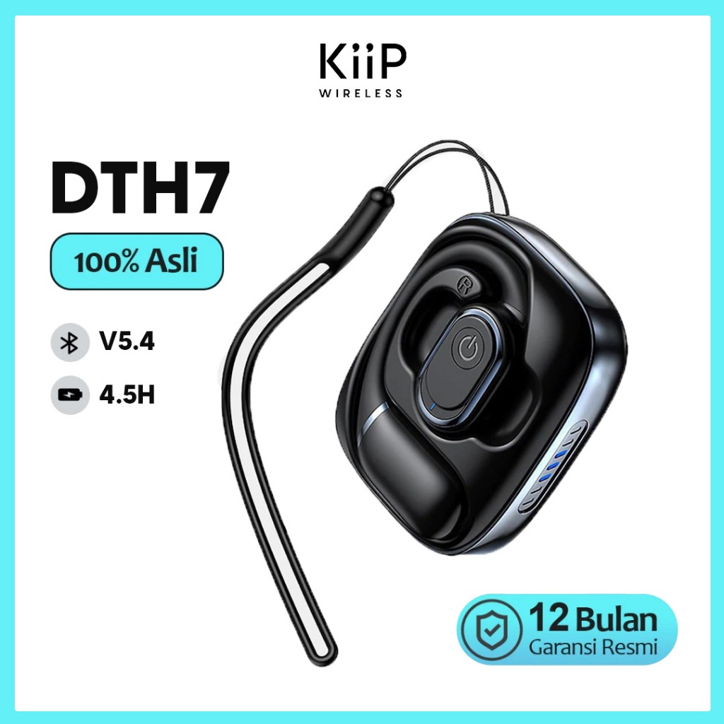 Jual KiiP Wireless DTH7 TWS Sport Earphone OWS Headset Bluetooth Gaming ...