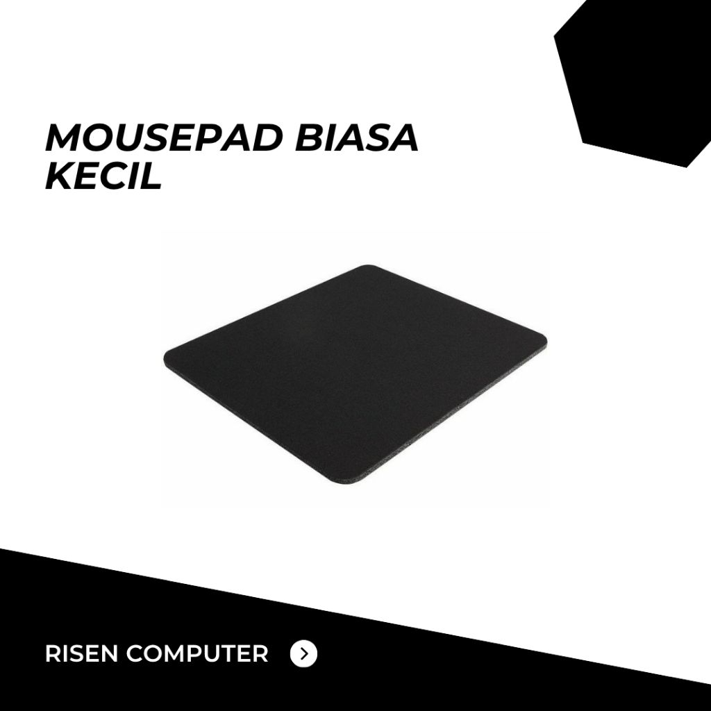 Jual MOUSEPAD HITAM POLOS Tatakan Mouse Tetikus Anti Slip Murah ...