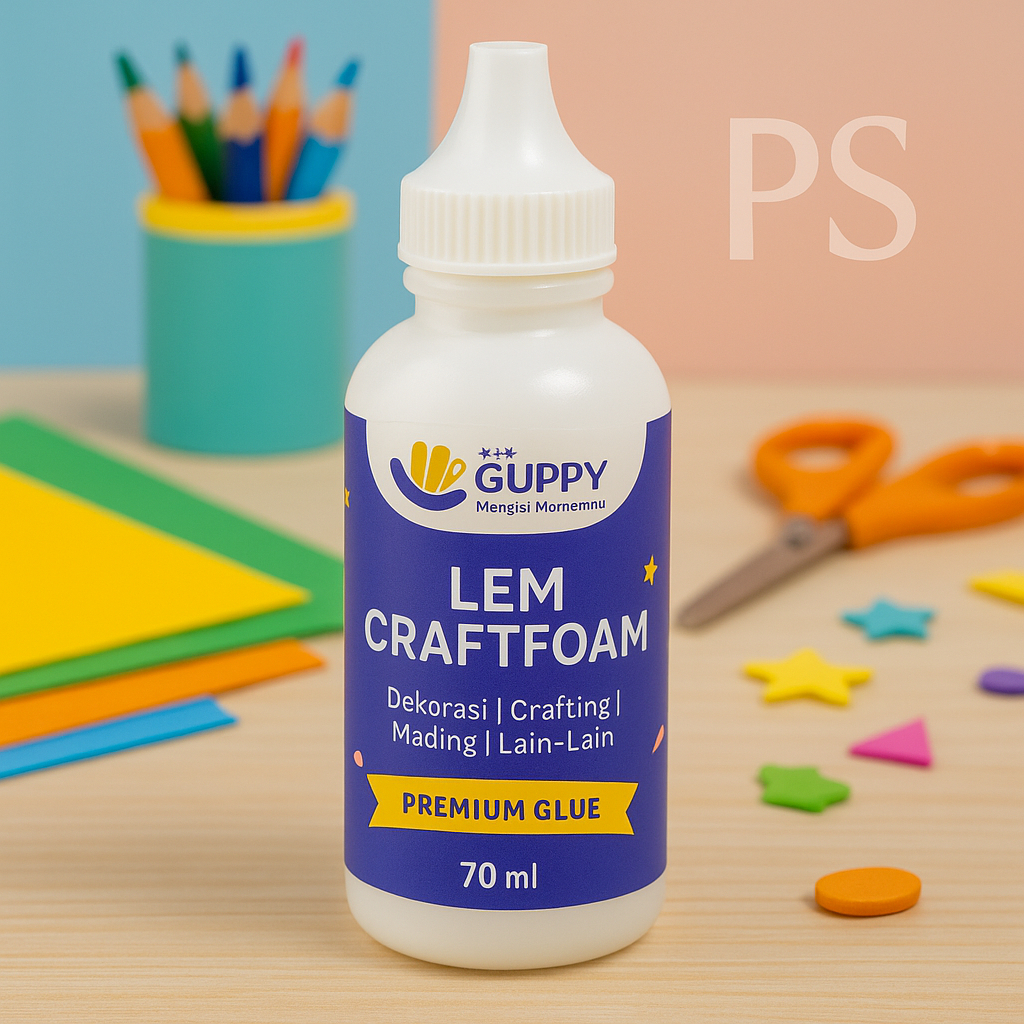 Jual Lem Styrofoam Guppy 70ml - Lem Gabus Craft Foam, Lem Kerajinan ...