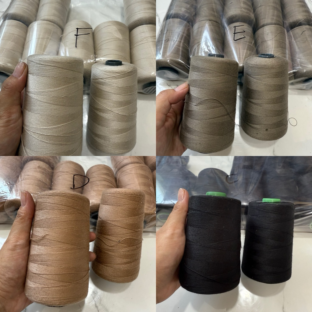 Jual benang jahit jeans/levis ukuran 20/3 panjang 2000-2500meter ...