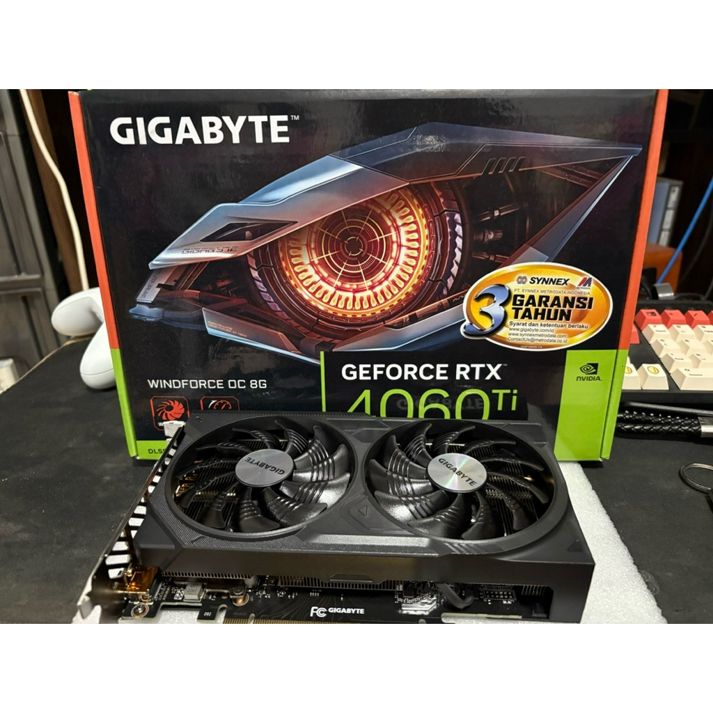 Jual Gigabyte GeForce RTX 4060 Ti WINDFORCE OC 8G - GDDR6 (second) | Shopee Indonesia