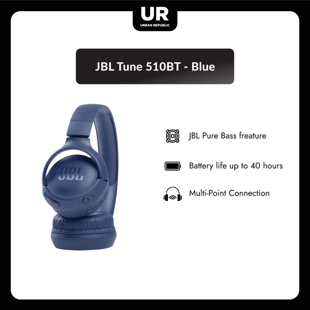 Jual JBL Tune 510BT - Blue | Shopee Indonesia