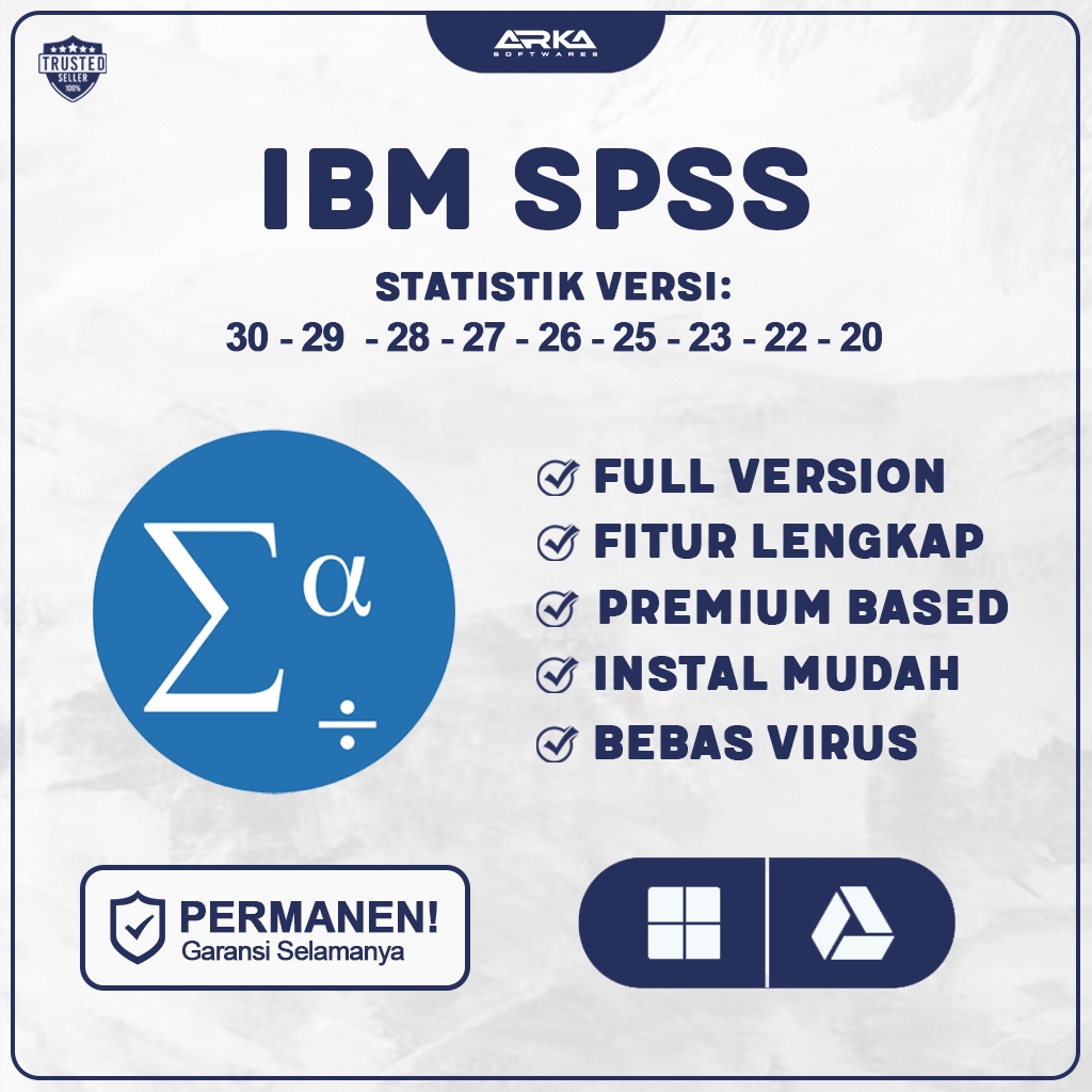 Jual SPSS Statistik 30 Premium Based Full Version Original | Statistics | Lifetime | Aplikasi ...