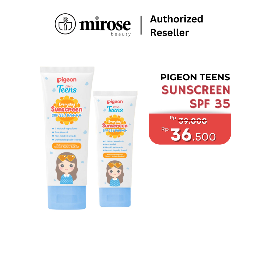 Jual PIGEON TEENS Everyday Sunscreen SPF 35/PA+++ 30ML | Shopee Indonesia