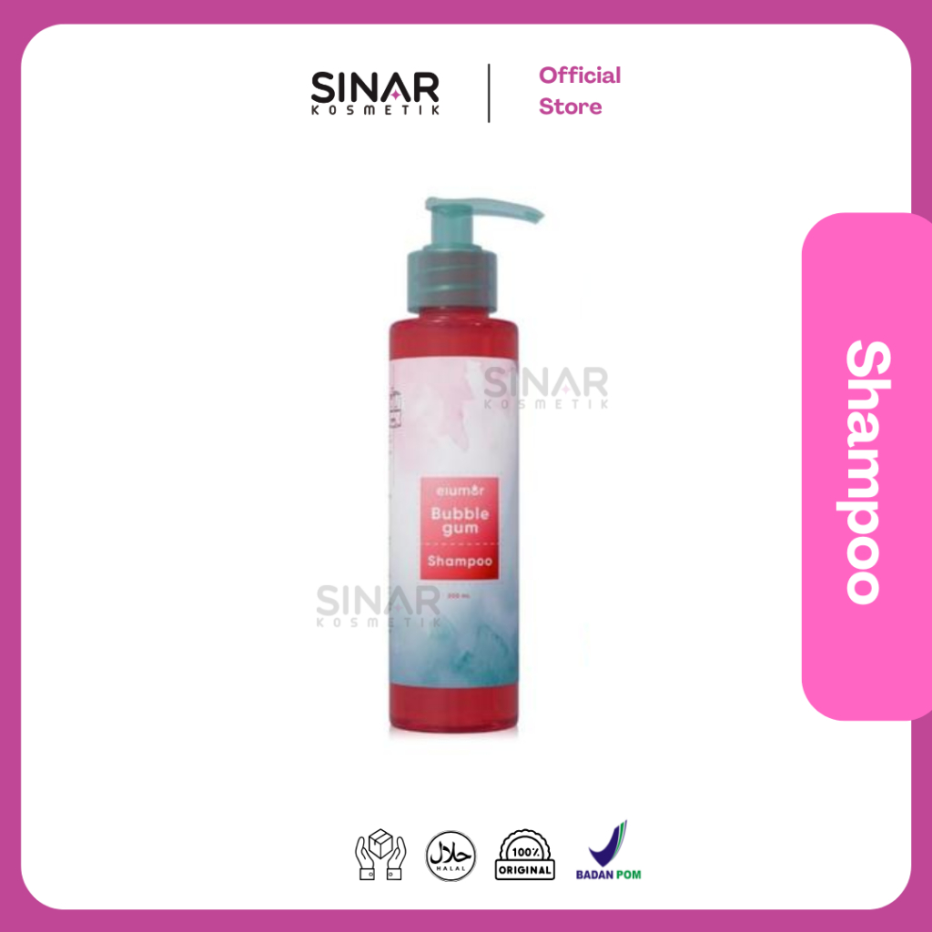 Jual Elumor Shampoo Non Sls 200ml Bubblegum Shampoo / Sampo Rambut ...