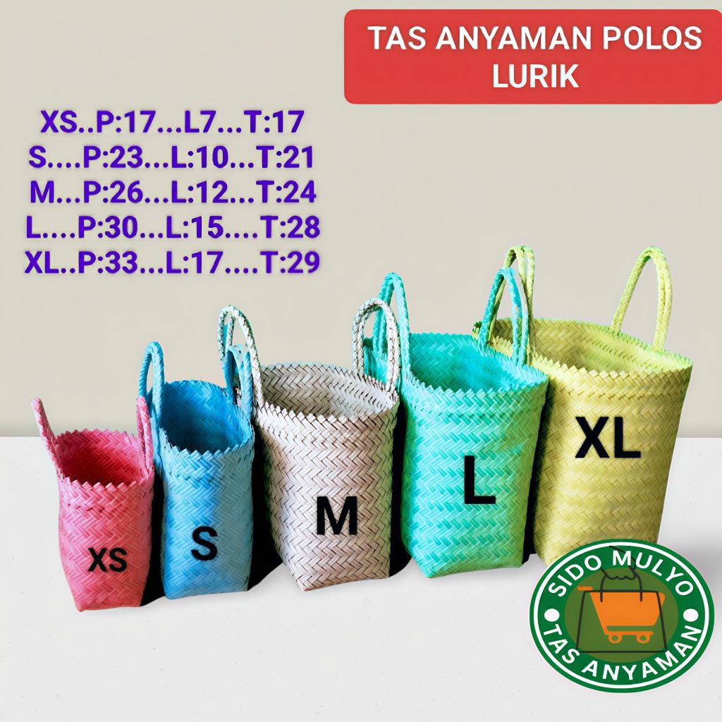 Jual Tas Anyaman Polos Lurik Ngawi | Shopee Indonesia