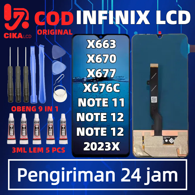 Jual 【ASLI 100%】LCD INFINIX NOTE 11 X663 / NOTE 12 X670 / NOTE 12 2023 ...