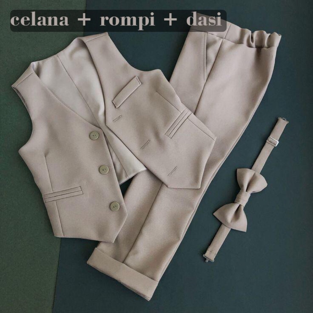 Jual Stelan Rompi Anak Premium / Rompi Formal Pesta & Graduation Wisuda ...