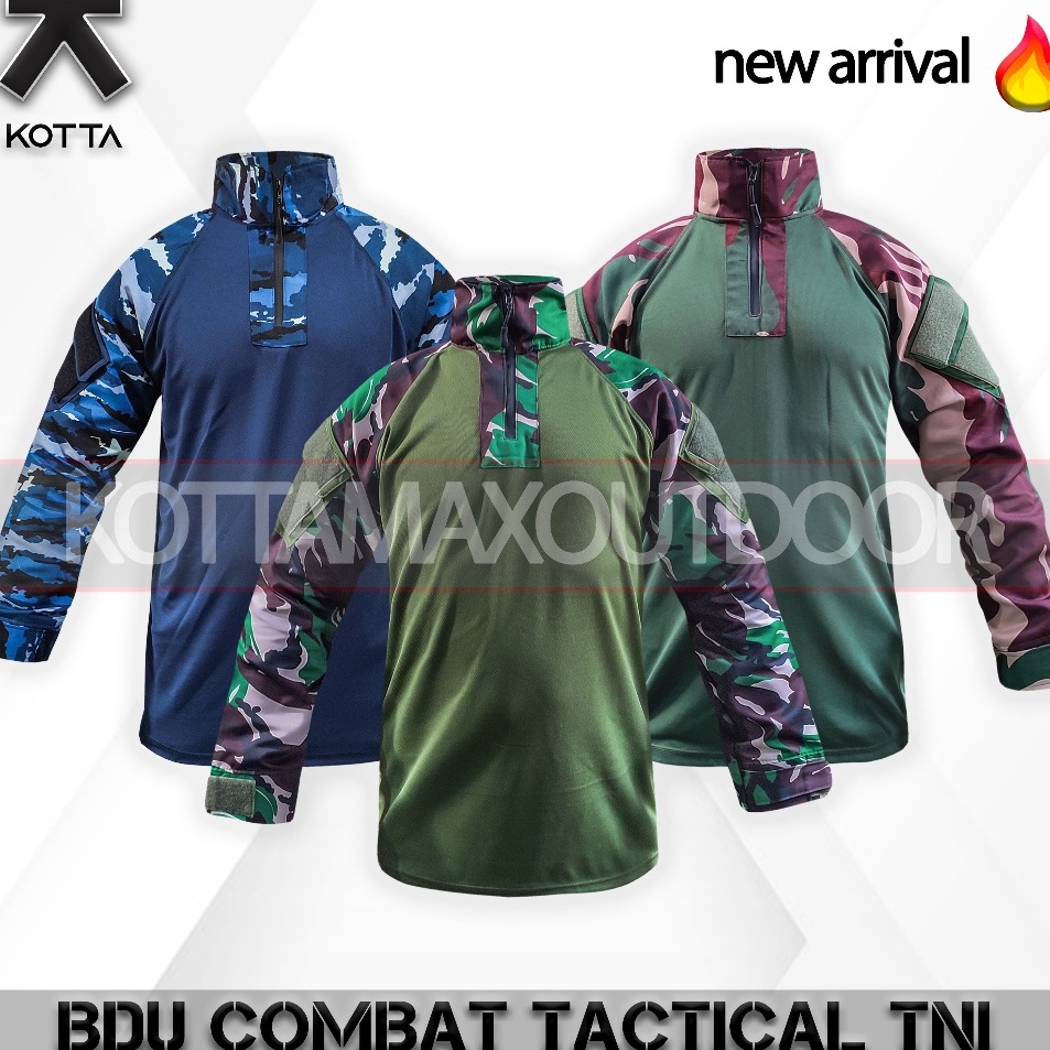 Jual COD BAJU KAOS BDU COMBAT SHIRT TACTICAL LORENG MALVINAS KOPASSUS SBP TNI AU ARMY BAJU ...