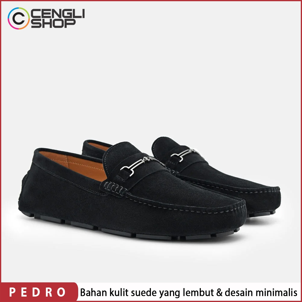Jual PM185 SEPATU LOAFER PRIA PEDRO ORIGINAL LOAFERS PANSUS KULIT ASLI ...