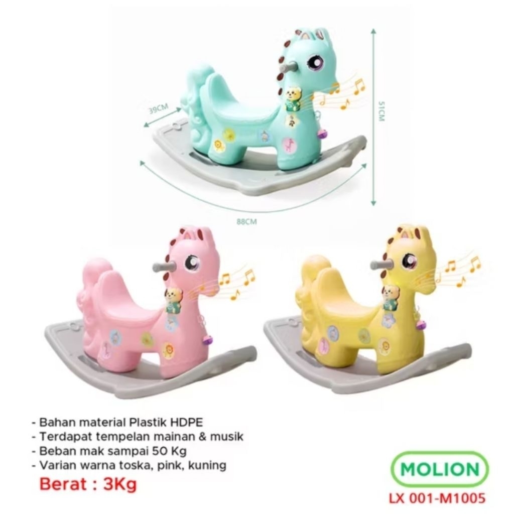 Jual MOLION Mainan SNI Anak Kuda Kudaan Jungkat Jungkit Rocking Horse ...