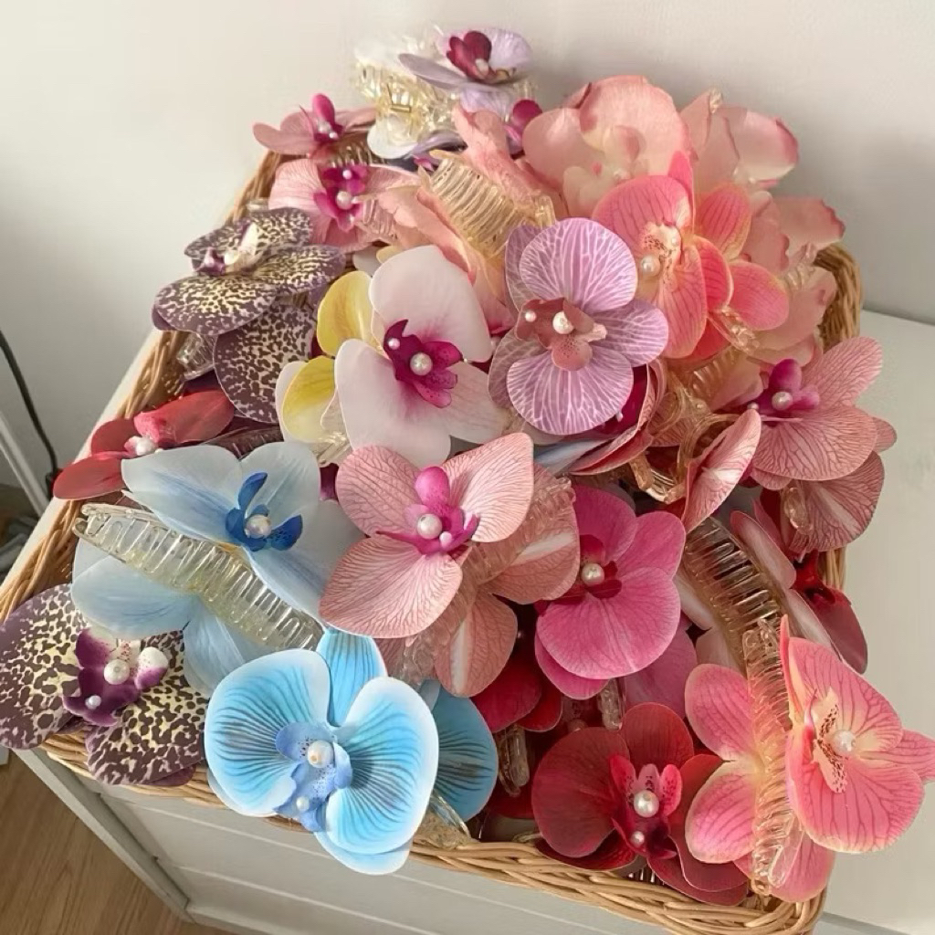 Jual [JEDAI 2 SISI] Jepit rambut JEDAI ANGGREK JUMBO 11 CM PREMIUM ...