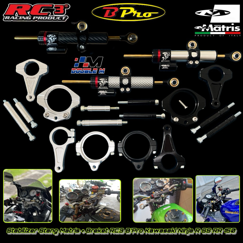 Jual Stabilizer Stabiliser Steering Damper Stang Matris Kawasaki Ninja ...