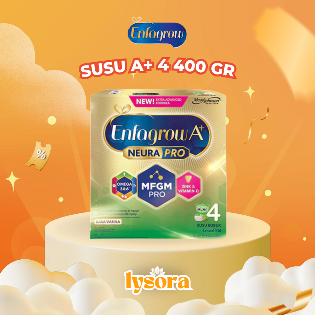 Jual ENFAGROW A+ 4 Susu Formula Anak 3 - 12 Tahun Vanila 400 Gr ...