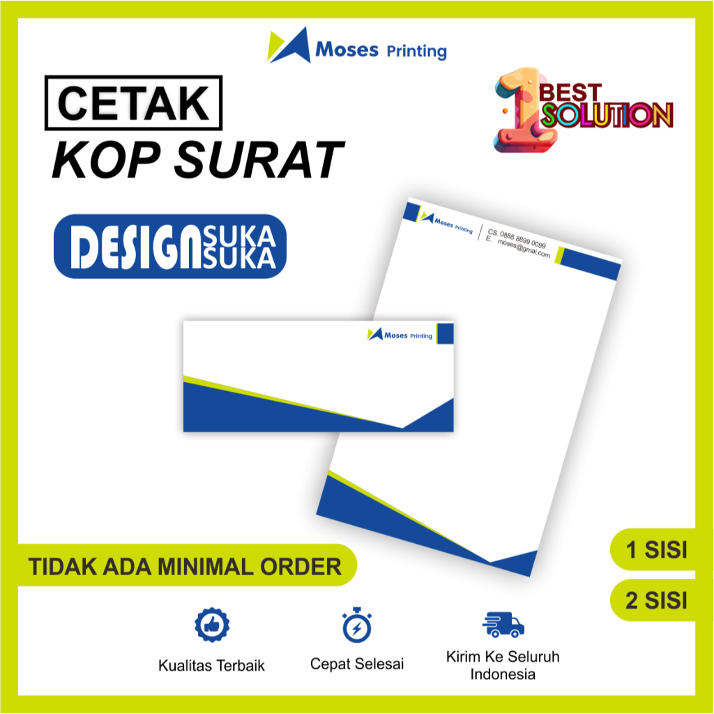 Jual CETAK KOP SURAT / AMPLOP SURAT / SURAT KANTOR / MURAH / FREE ...