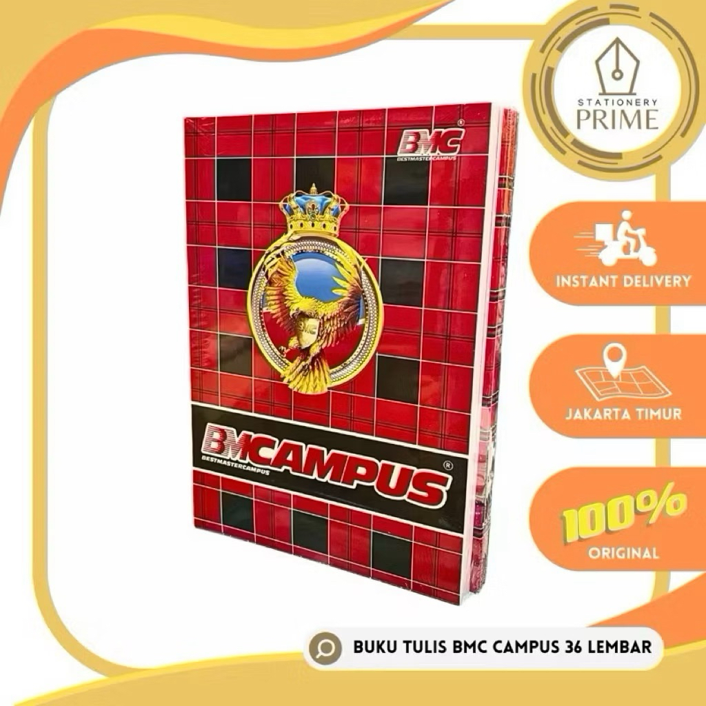 Jual Buku Tulis BMB / BMC Campus 36 Lembar ( 1 Pack isi 10 Buku ...