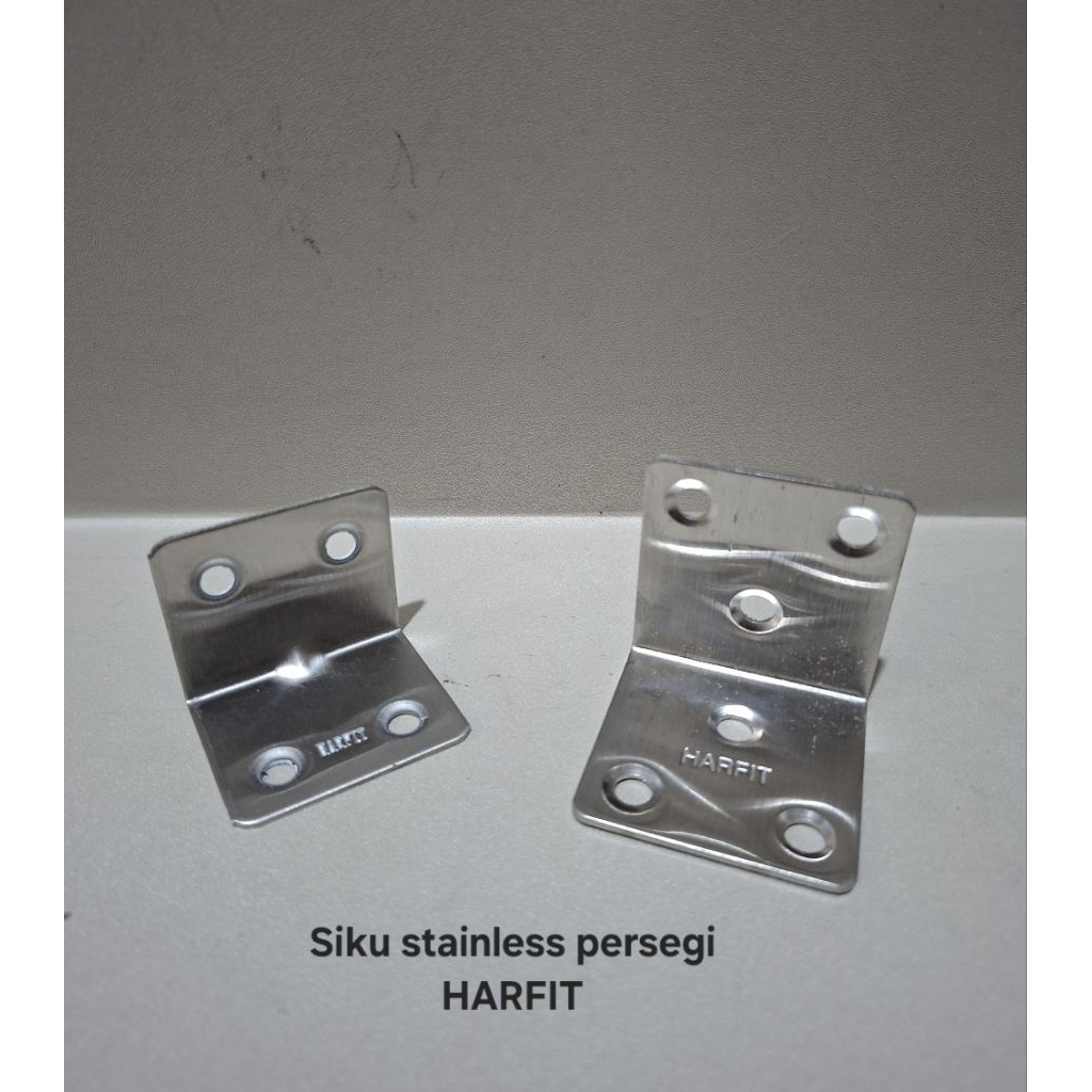 Jual Siku L stainless persegi Harfit 30x30-4hole 40x40-6hole /corner SS ...