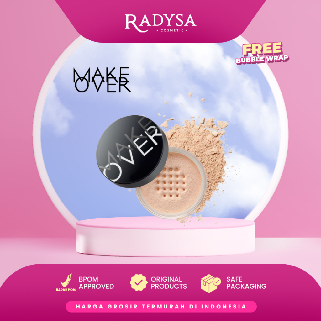 Jual RADYSA MAKE OVER Silky Smooth Translucent Powder - Bedak tabur ...