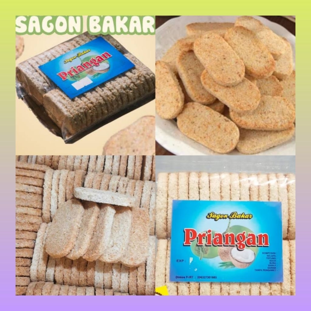 Jual Kue Sagon Bakar kelapa gurih 28 pcs 250 gram | Kue Sagon kelapa ...