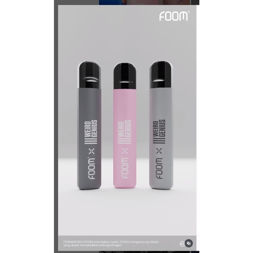 Jual FOOM X Weird Genius POD Bundling liquid Smiley Edition Pod System ...
