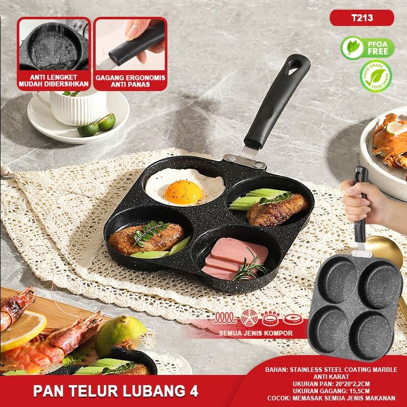 Jual Panci Penggorengan Telur Pan cake Cetakan Waffle Non Stick Wajan ...