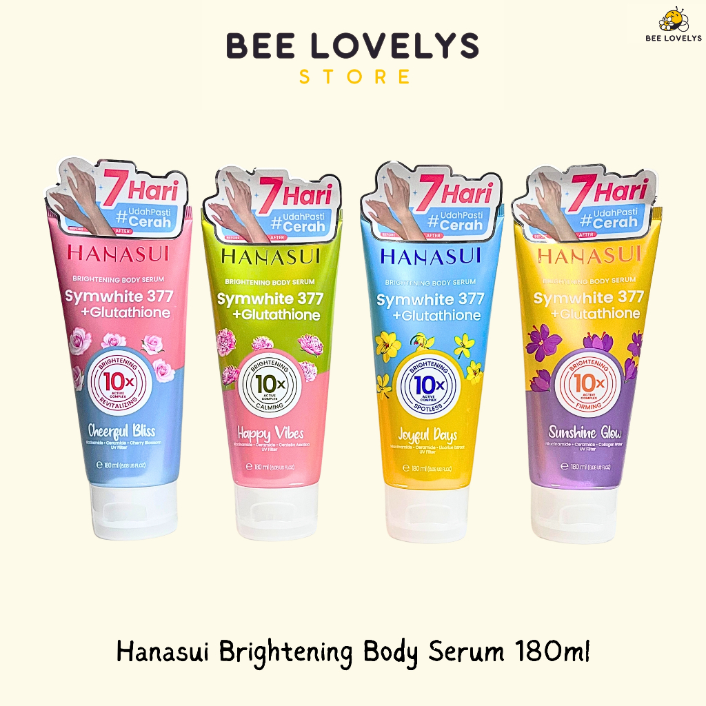 Jual HANASUI Brightening Body Serum 180ml | Shopee Indonesia