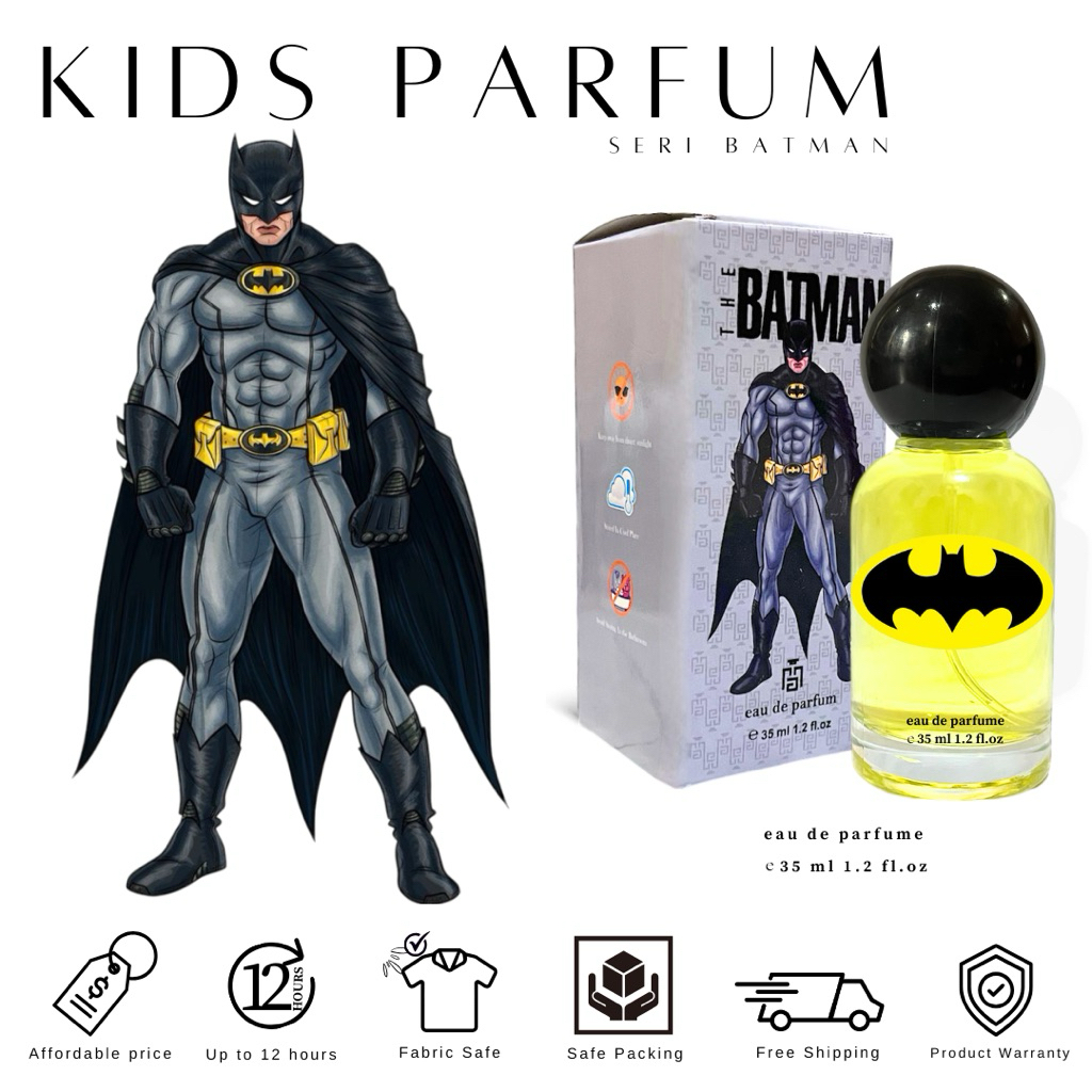 Jual Parfum Anak Batman The Dark Night / Body Mist Anak / Parfum Anak ...