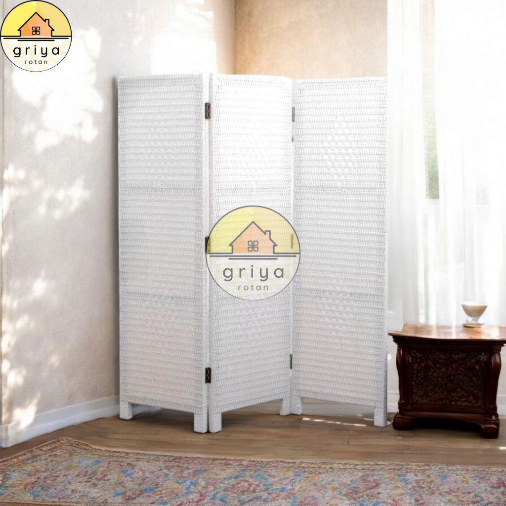 Jual Pembatas Ruangan Penyekat Ruangan Rotan Sintetis Terlaris Dan ...