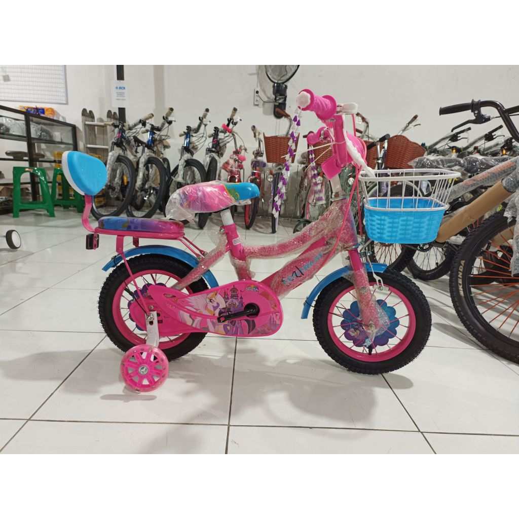 Jual sepeda mini anak perempuan umur 4 tahun sampai 8 tahun merk SALVO ...